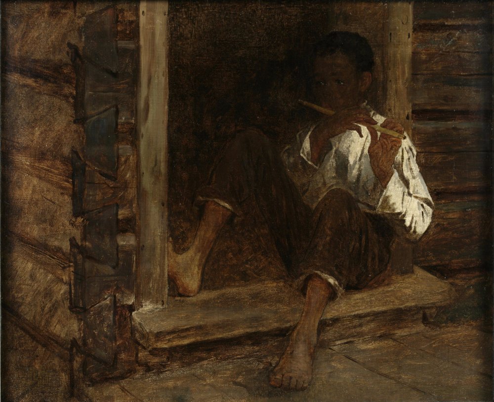Negro Boy by Eastman Johnson: Premium art reproduction