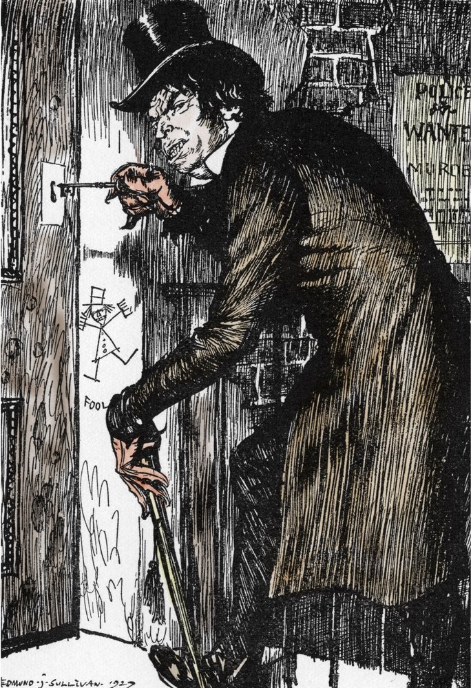Mr Hyde returns home after a night of adventures to take the antidote ...