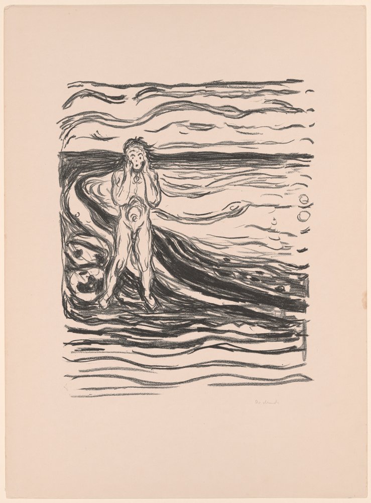Alpha's Despair by Edvard Munch: Buy fine art print