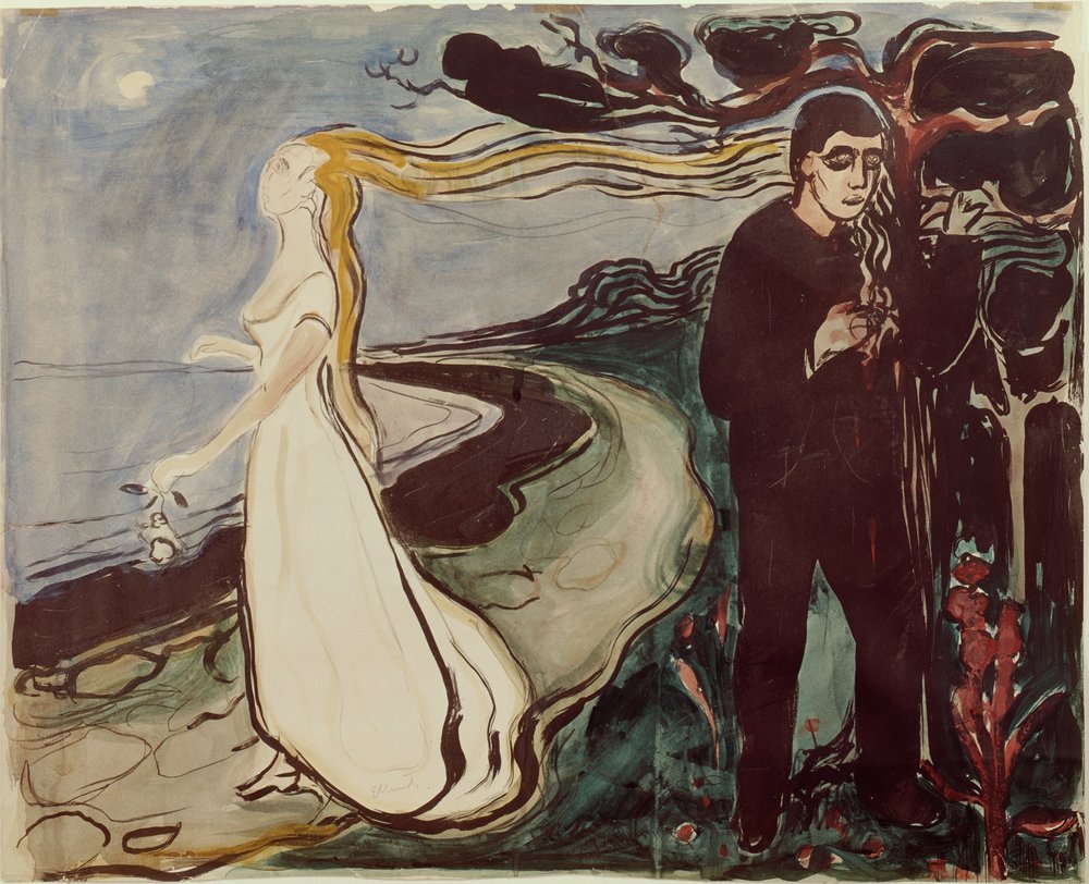 Edvard Munch Separation Separation By Edvard Munch Via DailyArt Mobile