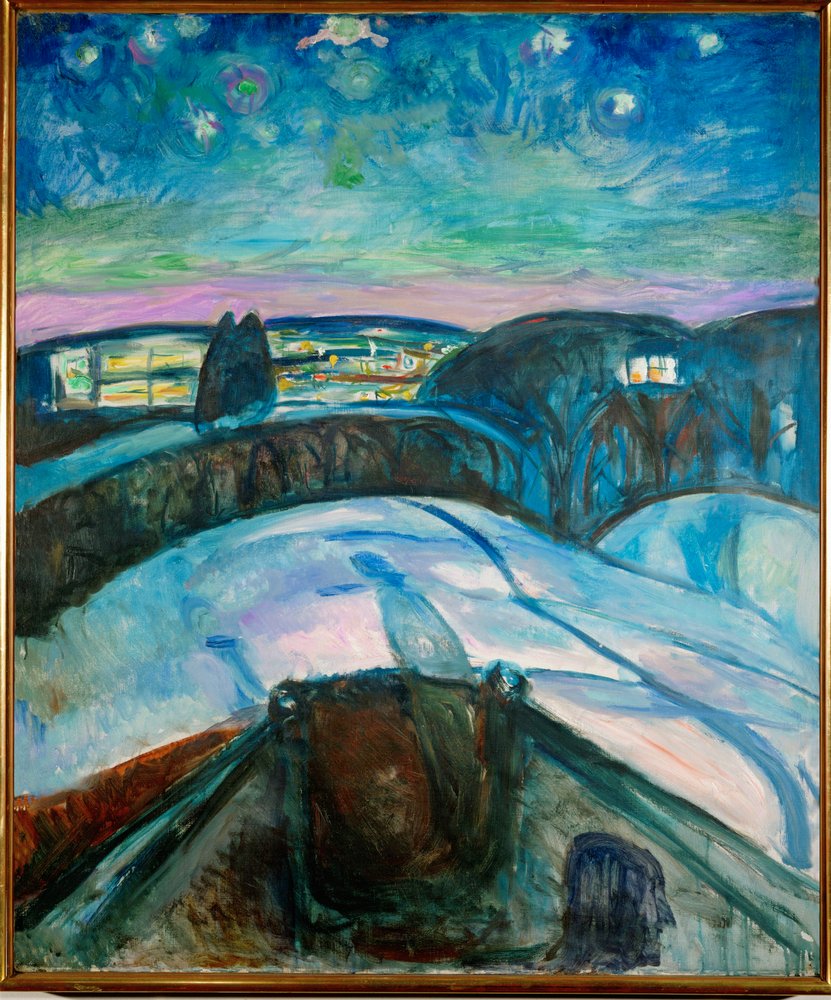 Starry Night by Edvard Munch: Buy fine art print