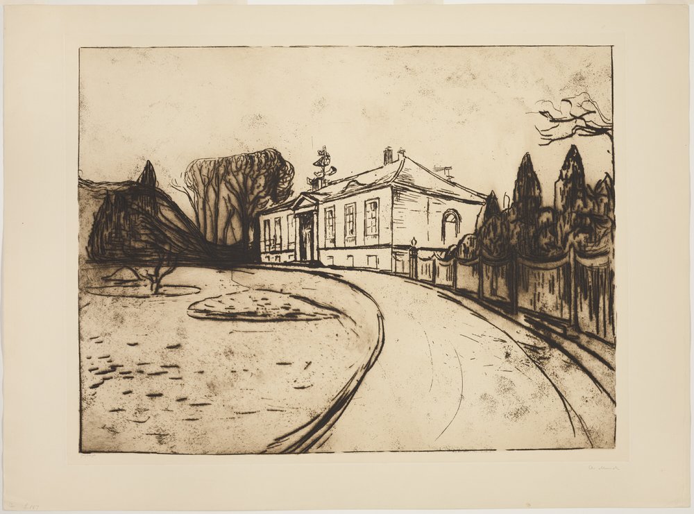 The House by Edvard Munch: Highest-quality art reproduction