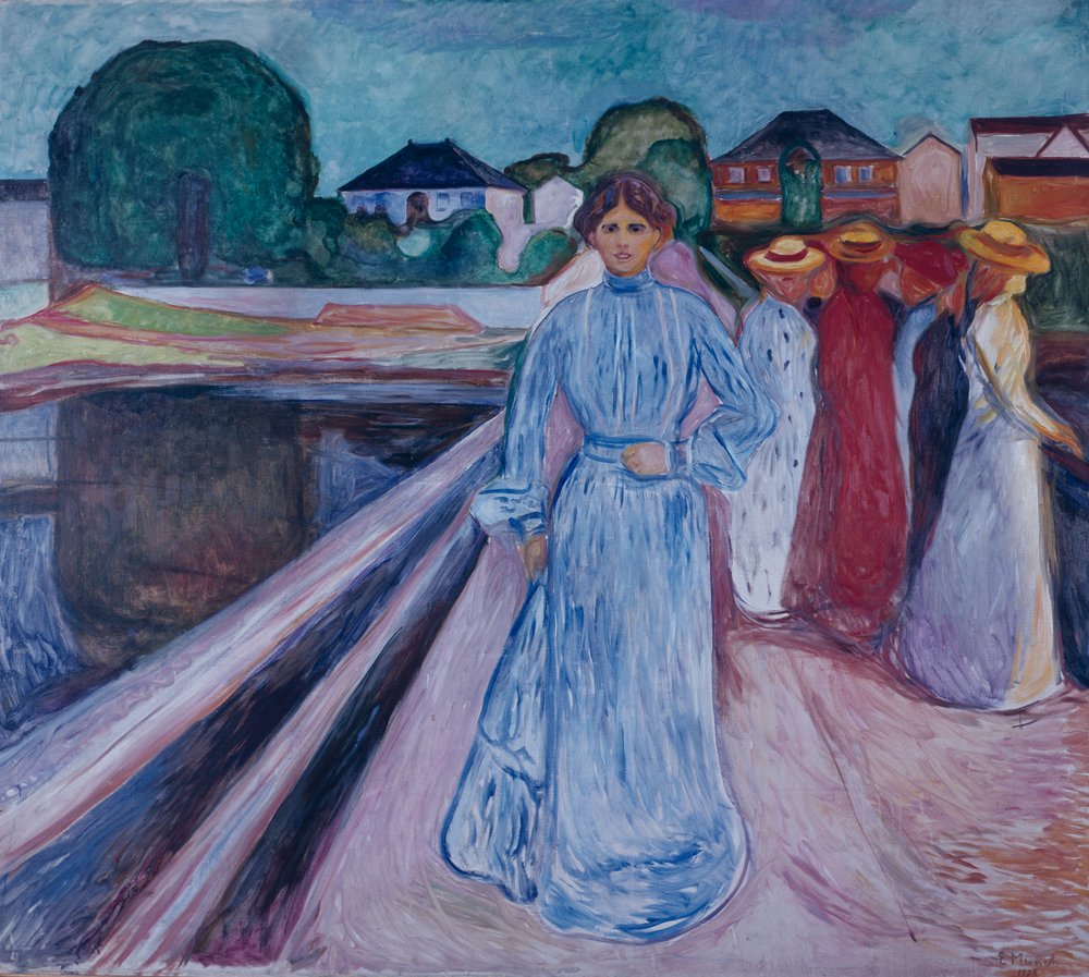 The Gangway by Edvard Munch: High-quality fine art print