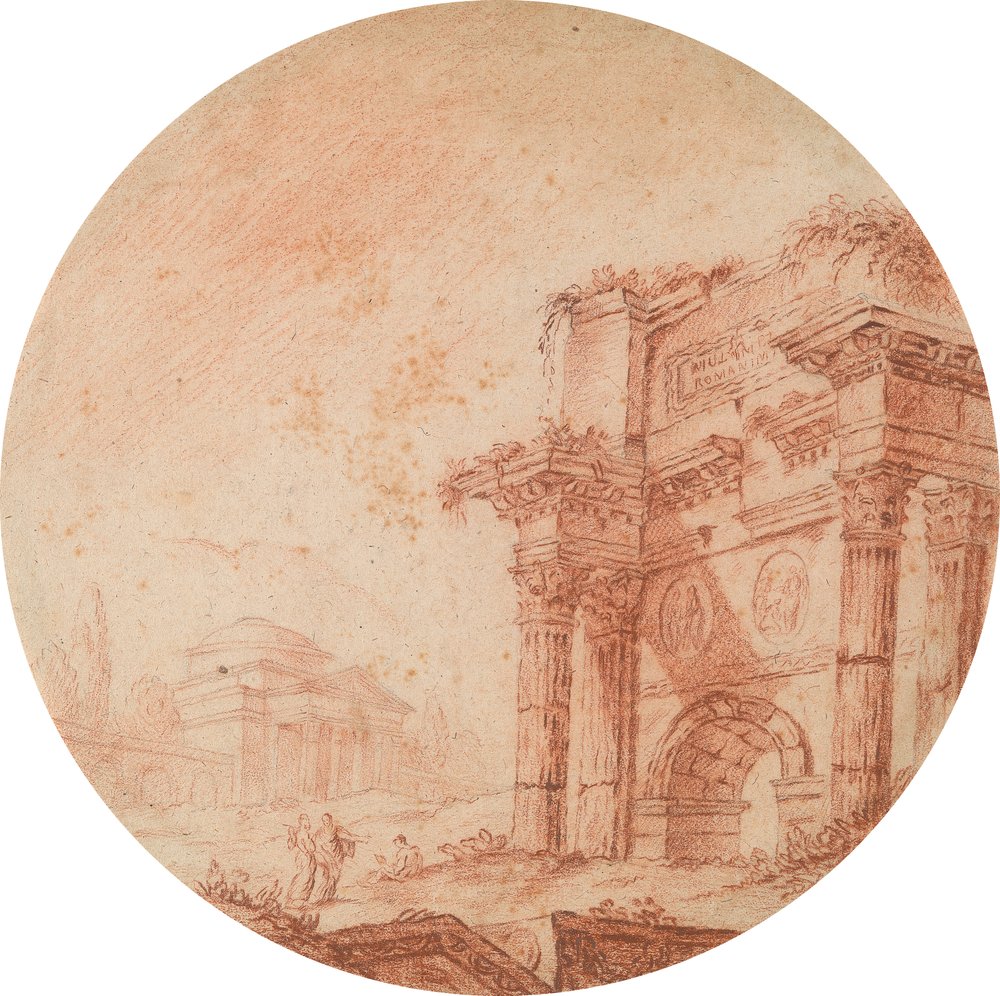 Roman Ruins by Edward Francis Burney: Buy fine art print