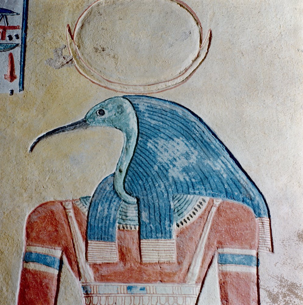 The God Thoth, from the Tomb of Prince Khaemwaset II, Son of Ramesses III