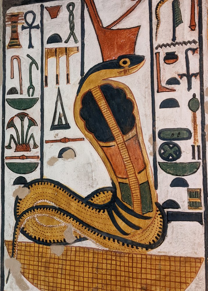 Egyptian Snake Goddess Wadjet EGYPTIAN DESIGN BROOCH OF WADJET GODDESS