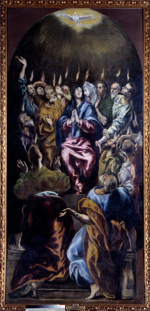 Dali Painting Of Pentecost Salvador Dali Spanish 1904 1989 Oil On