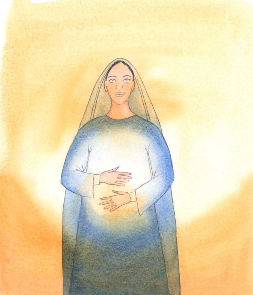 The Holy Virgin Mary as an 'ark' for Jesus, like Noah's Ark