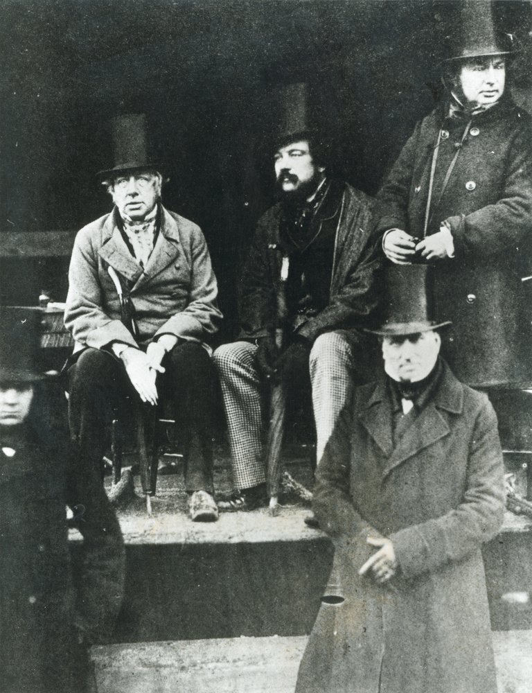 From Left to Right, Lord Paget, Lord Carlisle and Isambard Kingdom Brunel