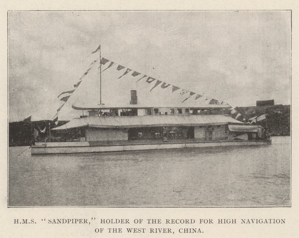HMS Sandpiper, Holder of the Record for High Navigation of the West ...