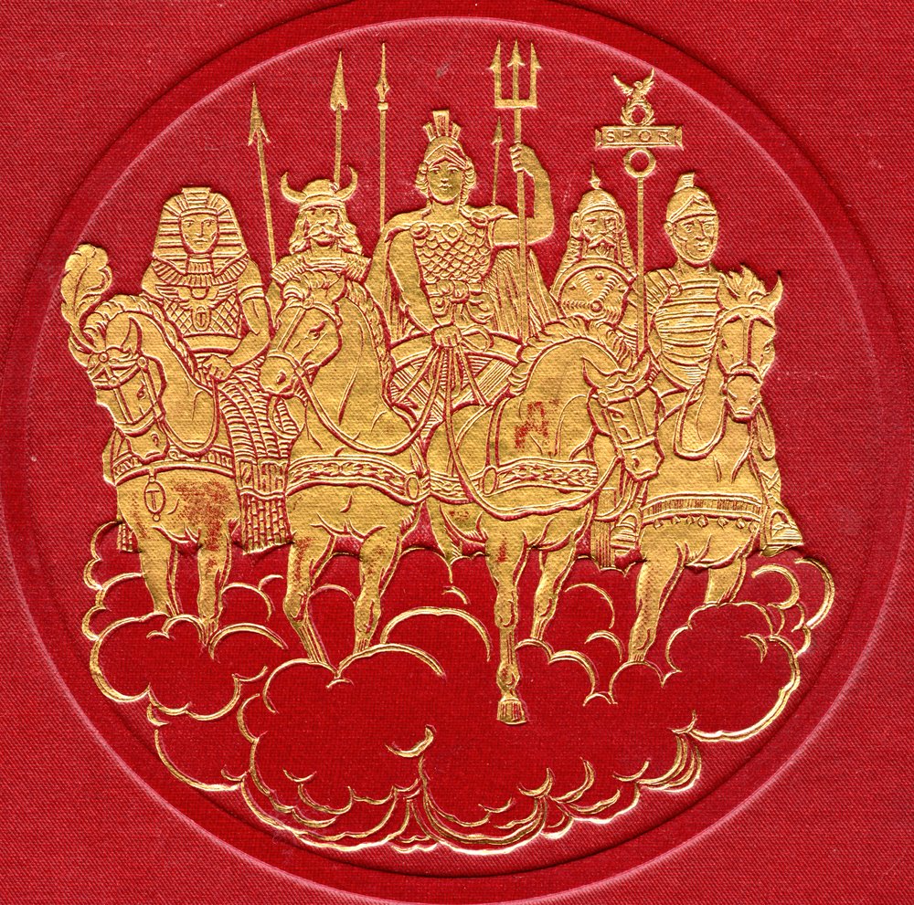 Leaders of ancient civilizations, from the cover of 'Hutchinson's ...