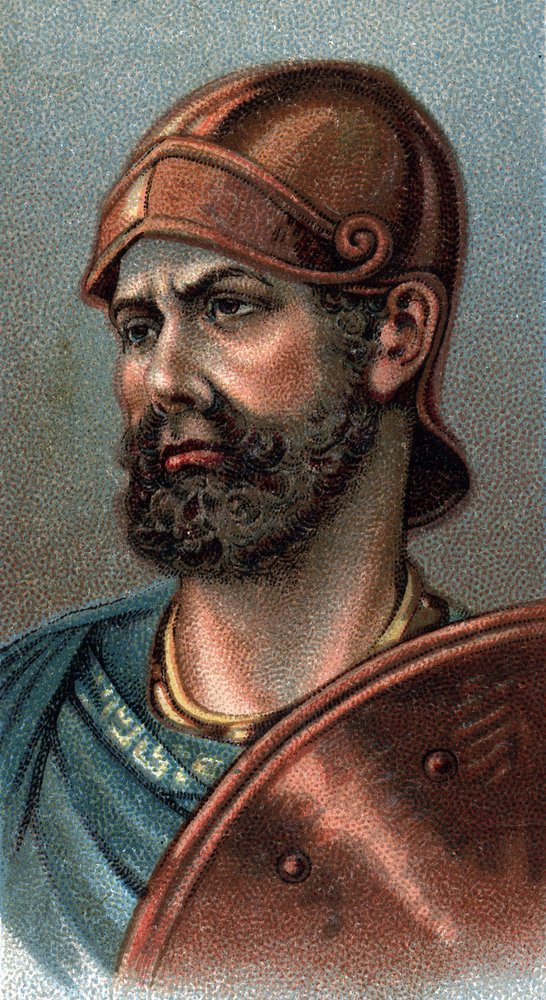 Portrait of Hannibal Barca (detail) by English School