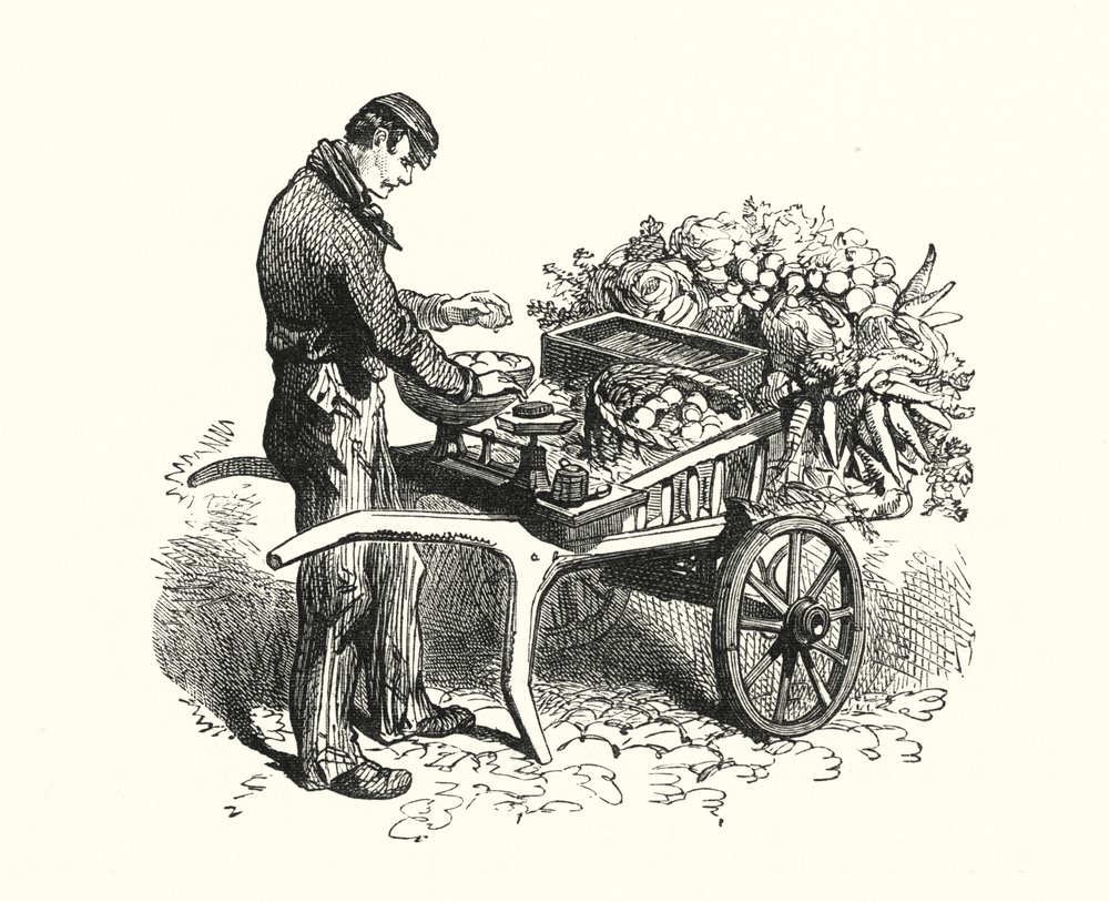 The Costermonger by English School: Buy fine art print
