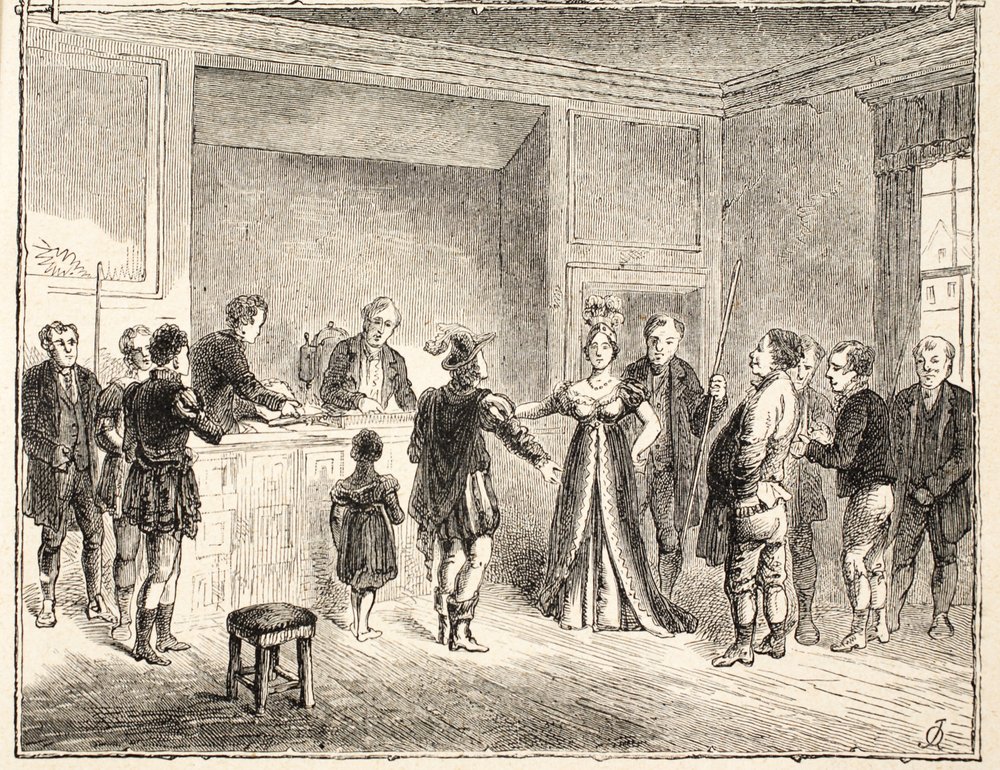 The Hand and Shears, A Case before the Court of Pie-Poudre, from a ...