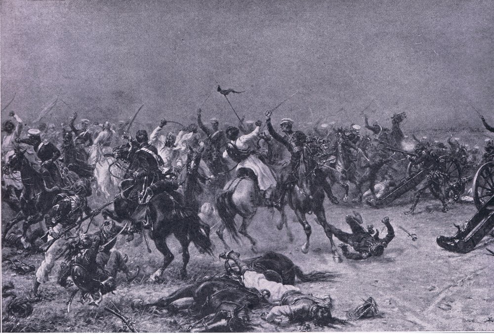 The Charge of the King's Own Light Dragoons at Mudki