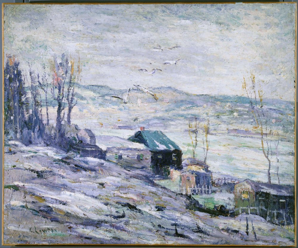 Windy Day, Bronx River by Ernest Lawson: Fine art print