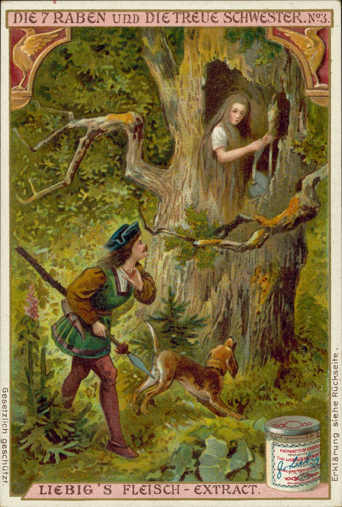 Scene from The Seven Ravens, Brothers Grimm Fairy Tale