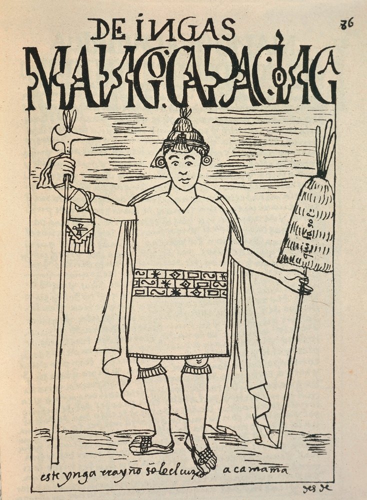 Representation of Manco Capac, the Legendary Incan Founder of the ...