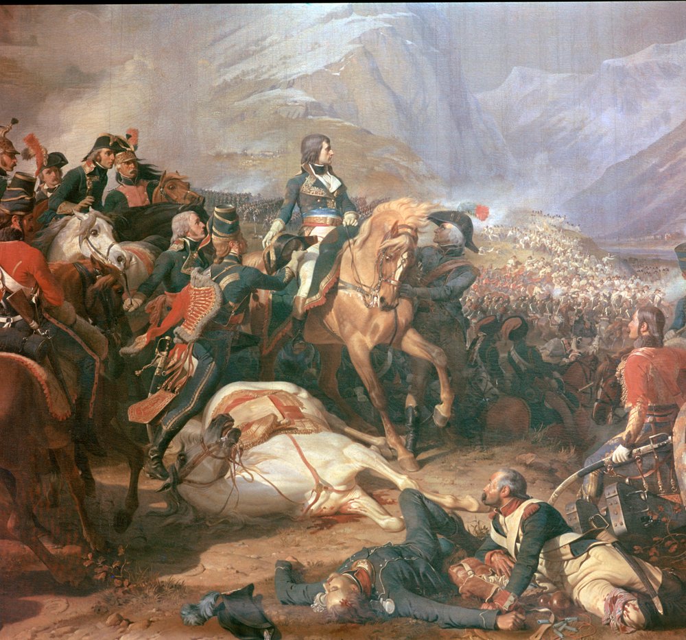 Napoleon at the Battle of Rivoli, 18th century