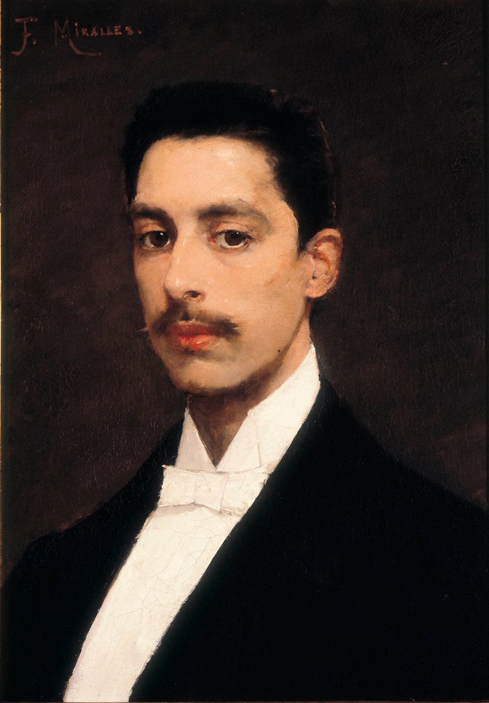 Portrait of Enrique Granados, Spanish pianist and composer, late 19th ...