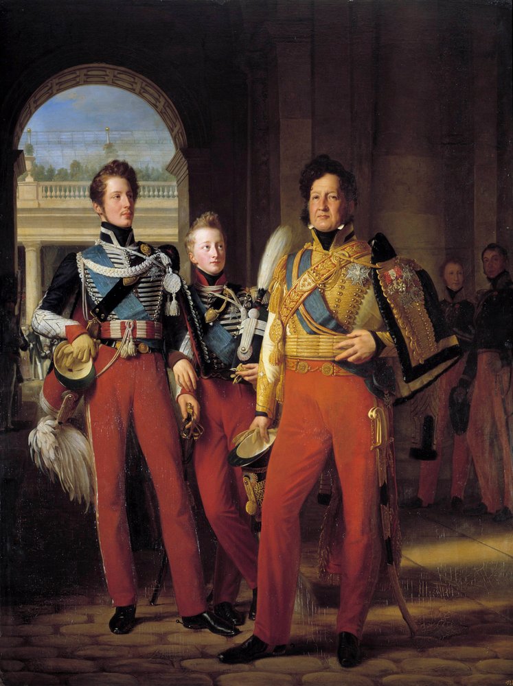 Portraits of Louis-Philippe I and His Sons
