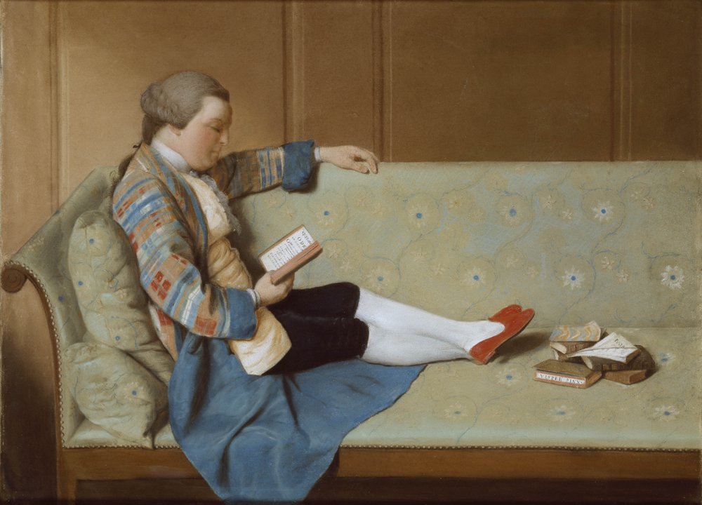 Portrait of a Man Reading - John Farr Reading Horace's Odes (post ...