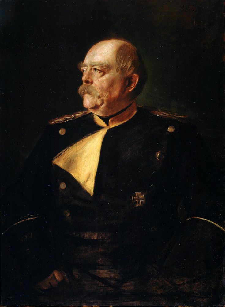 Portrait of Chancellor Otto von Bismarck in Uniform