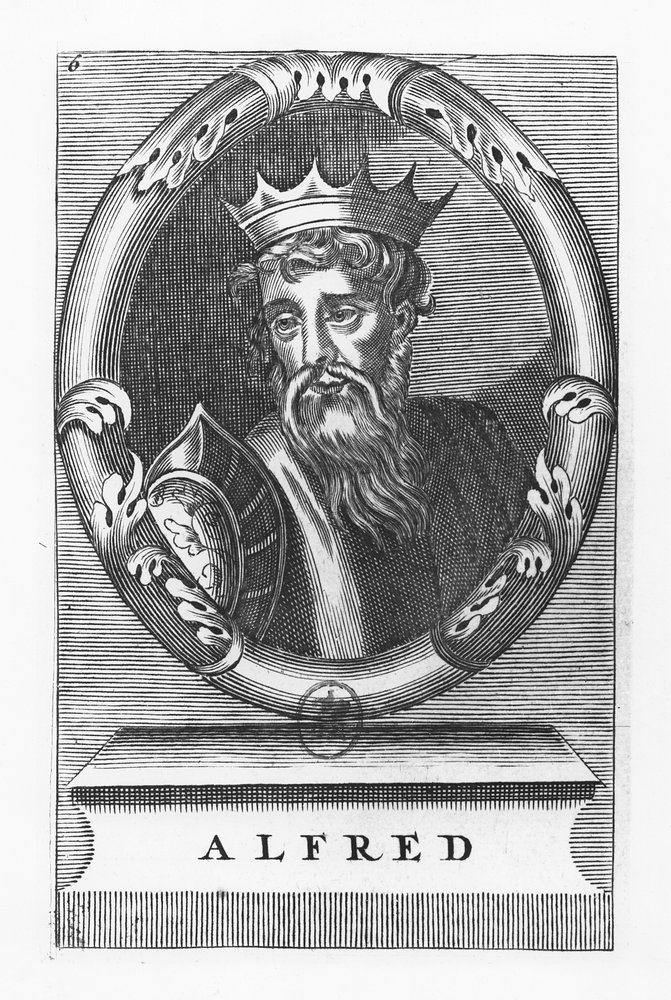 Alfred the Great by French School: Buy fine art print
