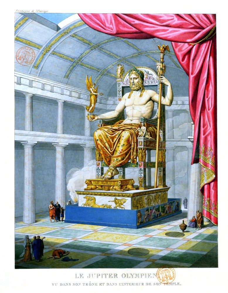 zeus temple statue
