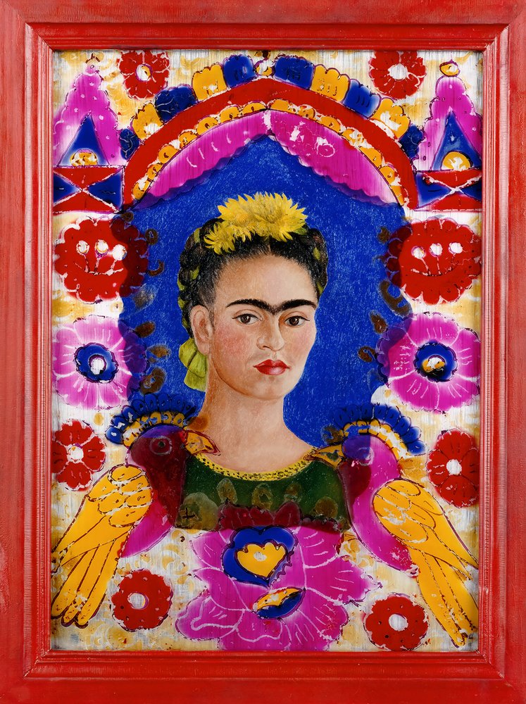 The Frame (Self-Portrait) by Frida Kahlo: Fine art print