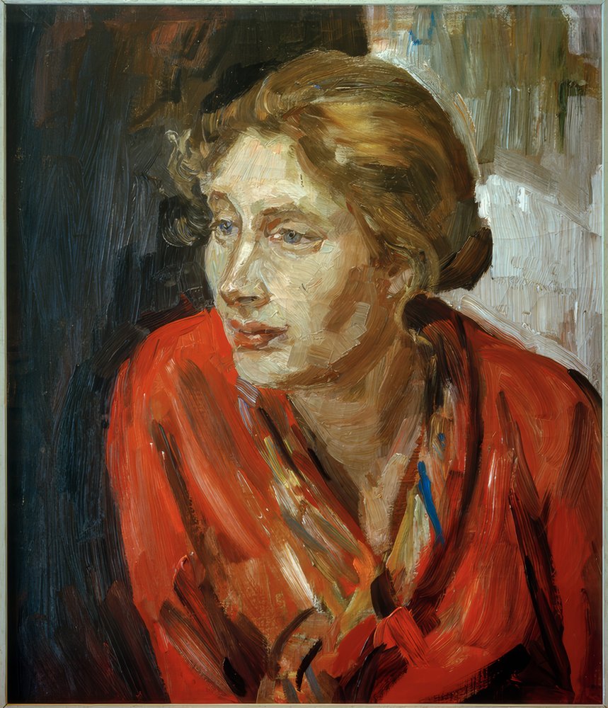 Portrait of Daughter Alexandra by Fritz Mackensen