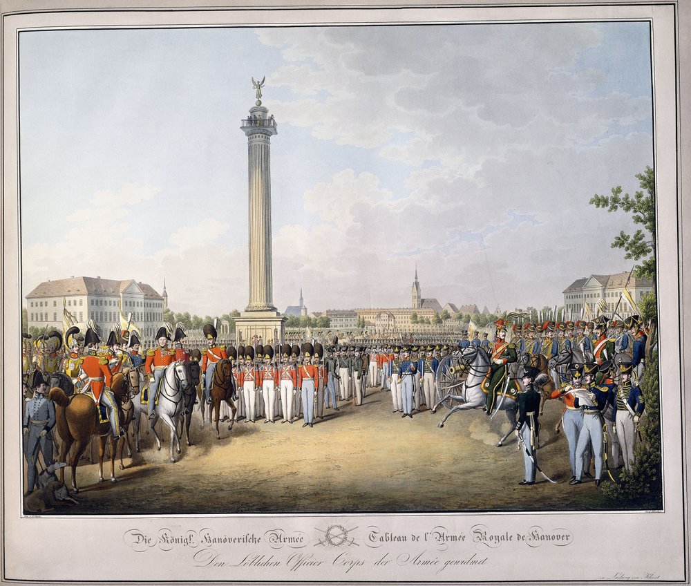 Tableau de l'Armee Royale de Hanover, from Tableau des Armees de l ...