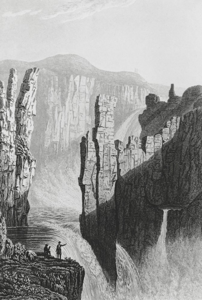 Wilberforce Falls Estimated at 250 Feet High by George Back