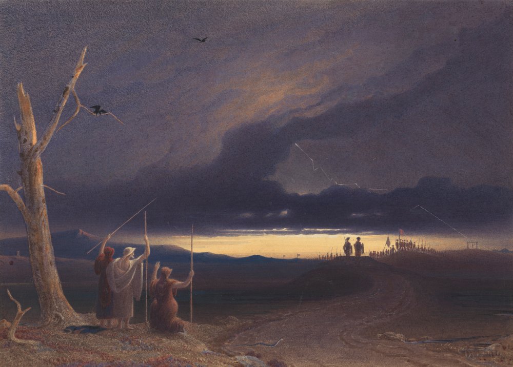 Macbeth and Banquo on the Heath by George Fennell Robson