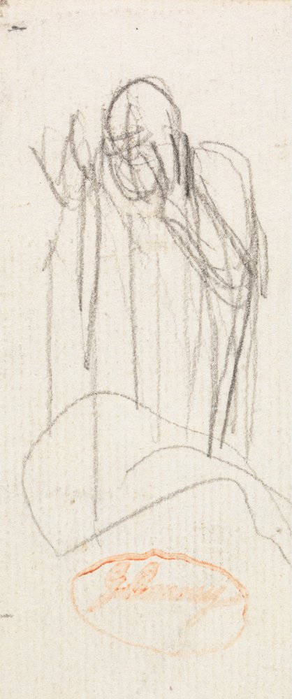 Figure Study 1 by George Romney: Buy fine art print