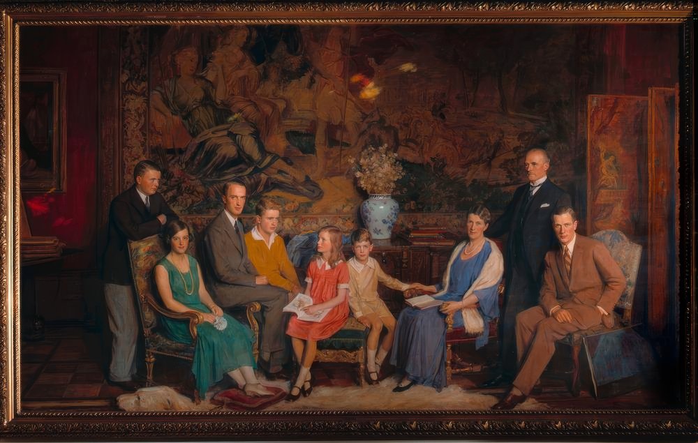 Gustav Krupp von Bohlen und Halbach Family Portrait