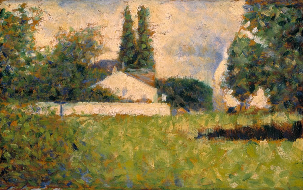 House among Trees by Georges Pierre Seurat: Fine art print