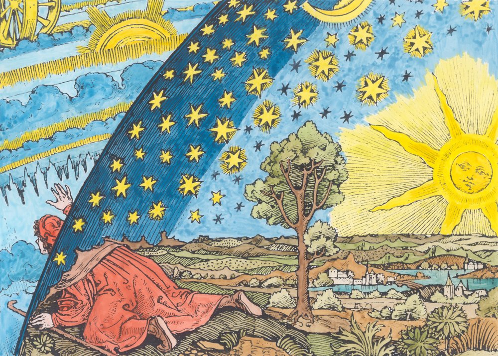 Fantastic Depiction of the Solar System by German School