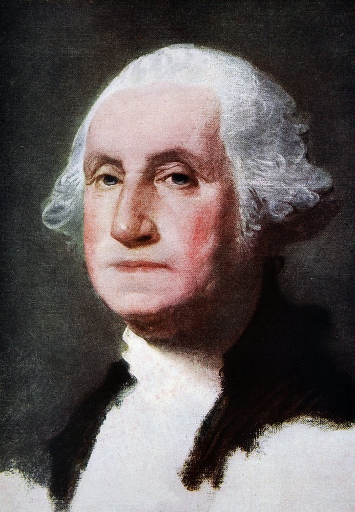 George Washington, reproduced in 'The Outline of History: being a plain ...