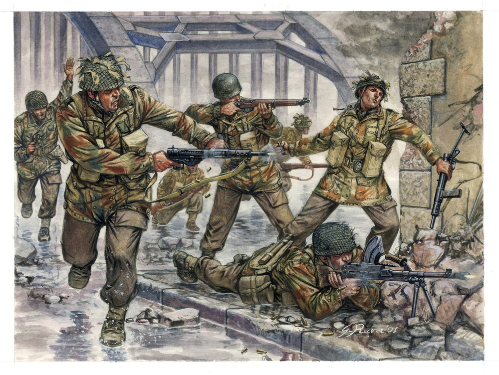 Second World War: English paratroopers nicknamed 'Red Devils' during ...
