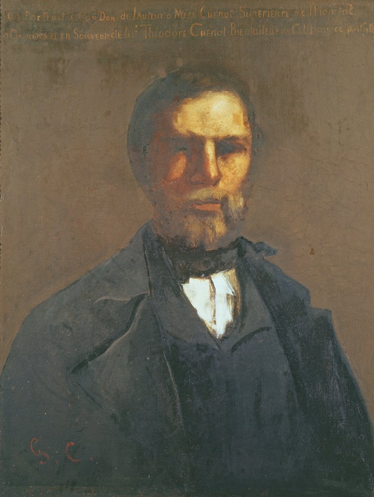 Portrait of Theodore Cuenot by Gustave Courbet