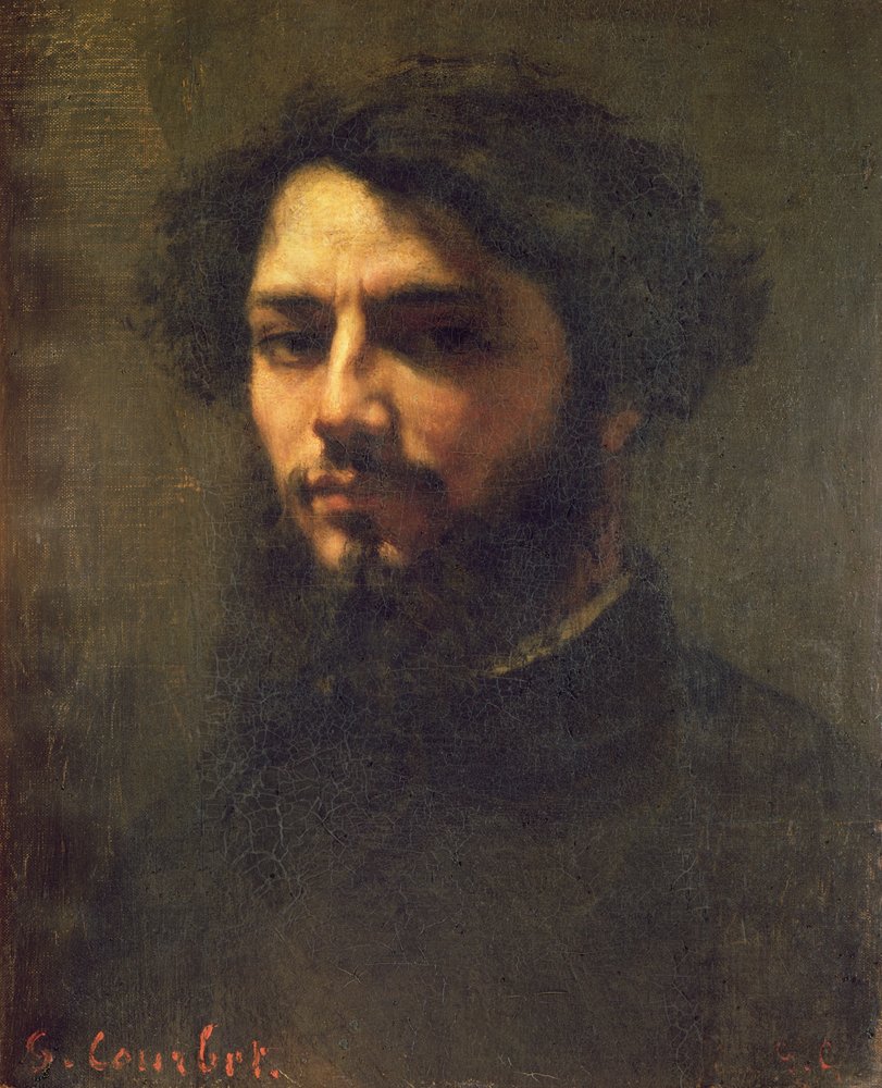 Self-Portrait by Gustave Courbet: Buy fine art print