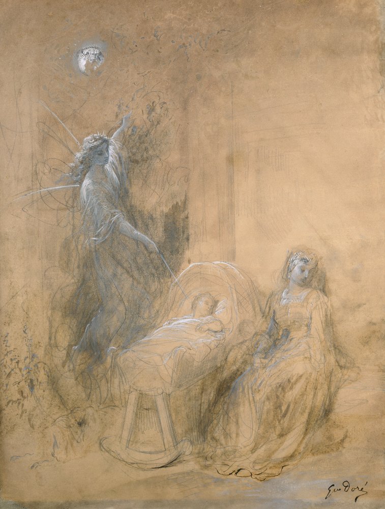 Queen Mab by Gustave Dore: Highest-quality art reproduction