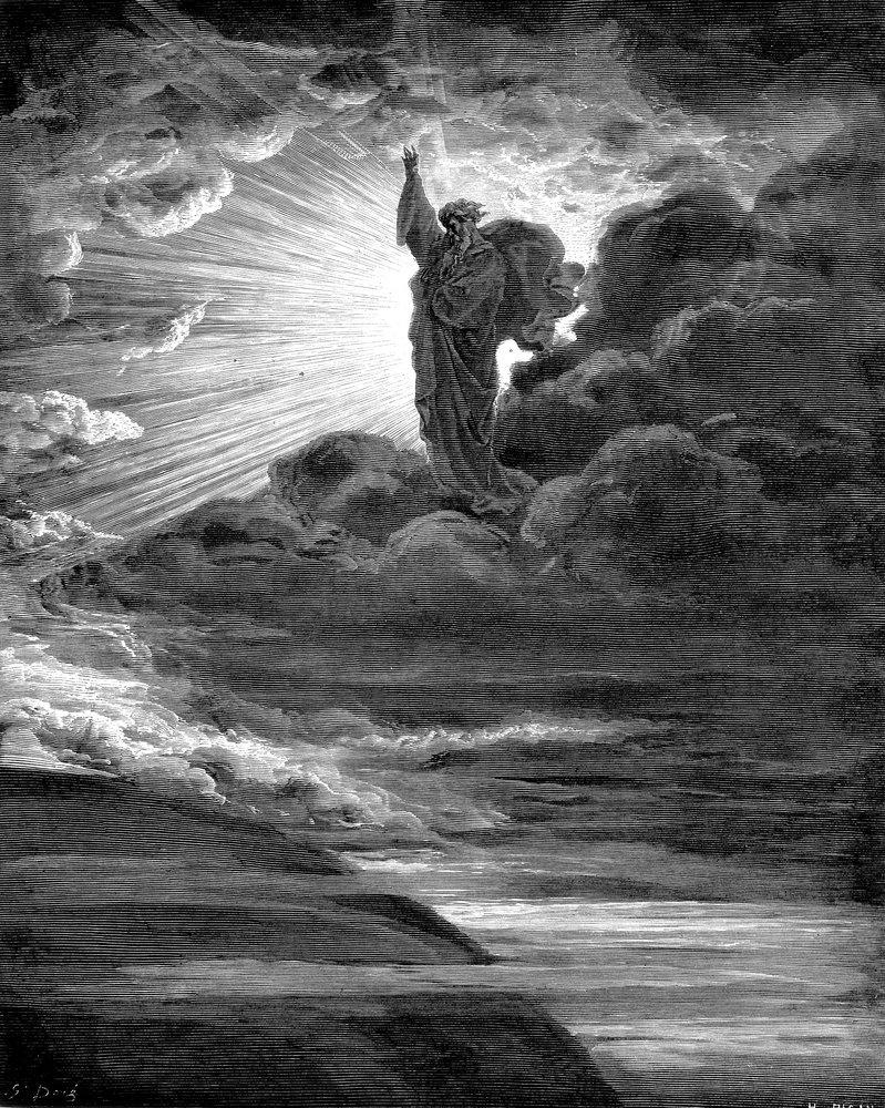 God Creating Light by Gustave Dore: Buy fine art print