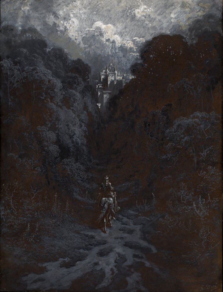 Sir Lancelot Approaching the Castle of Astolat