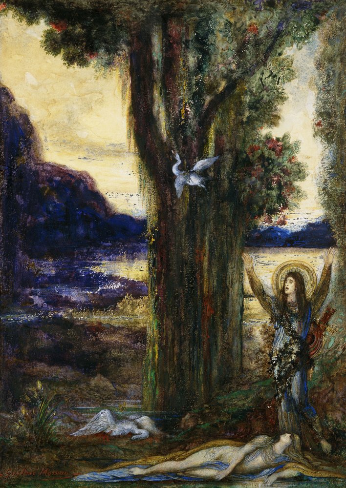 The Tears of Orpheus by Gustave Moreau: Buy fine art print
