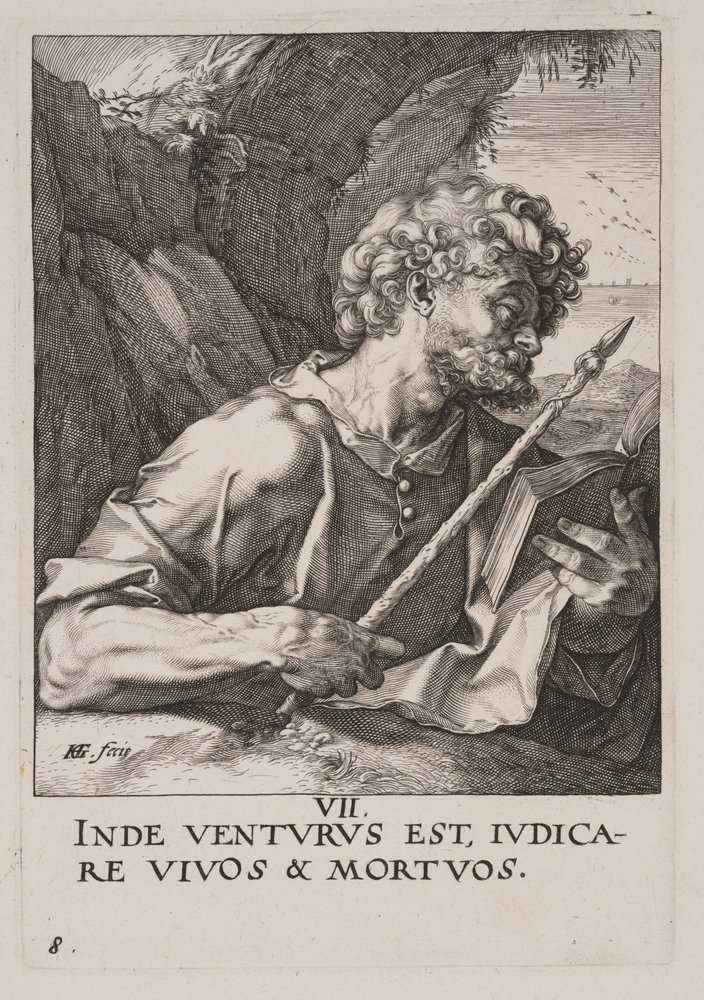 St Thomas, from Christ, the Apostles and St Paul with the Creed
