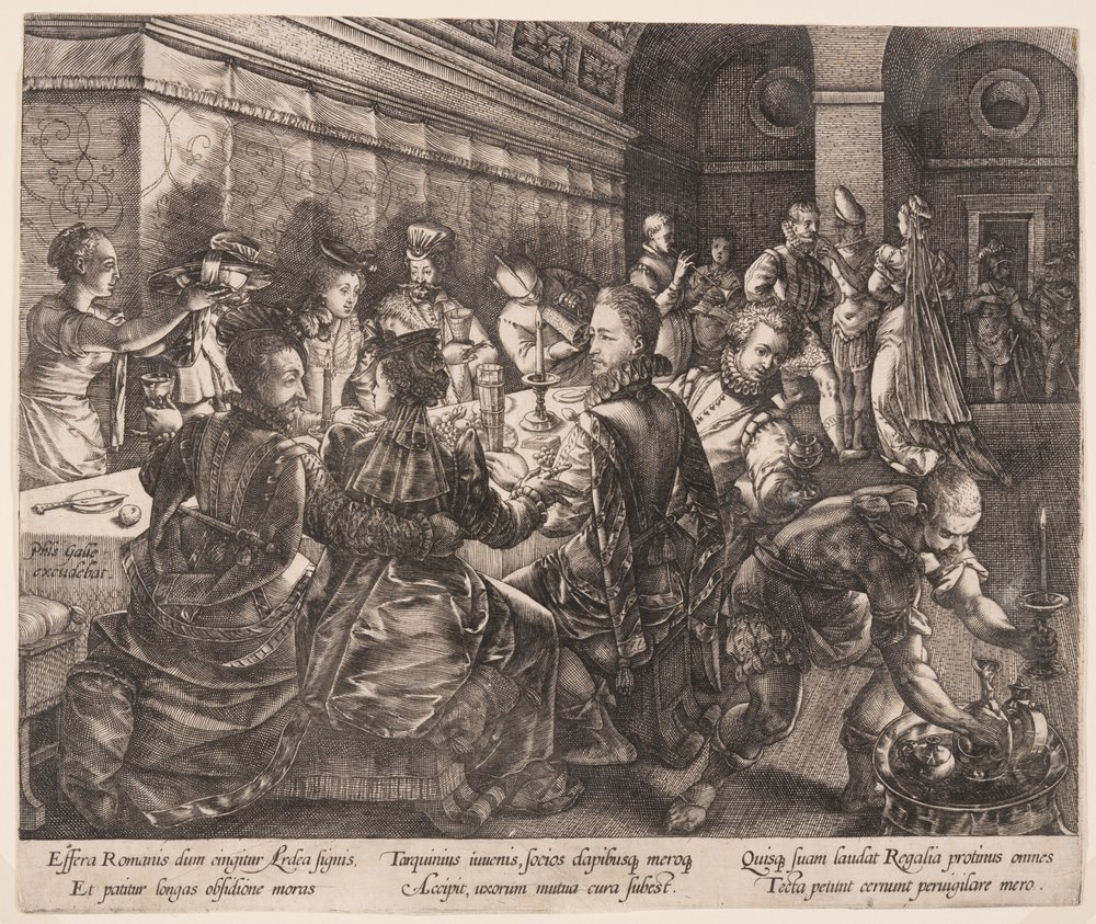 The Banquet of Tarquinius Collatinus, from The Story of Lucretia