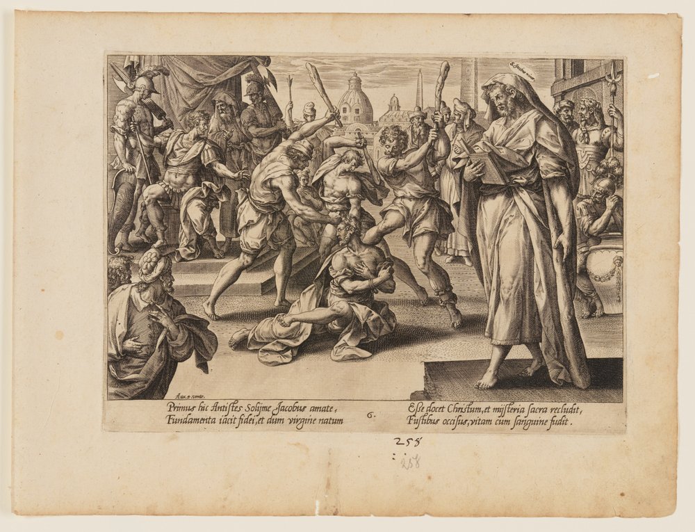 The Martyrdom of St James the Lesser, from The Martyrdom of Christ and ...