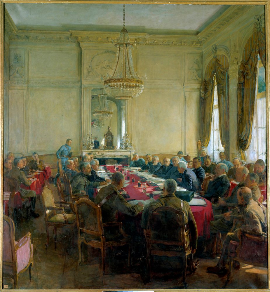 First World War (1914-1918): A Meeting of the Superior Council at the ...